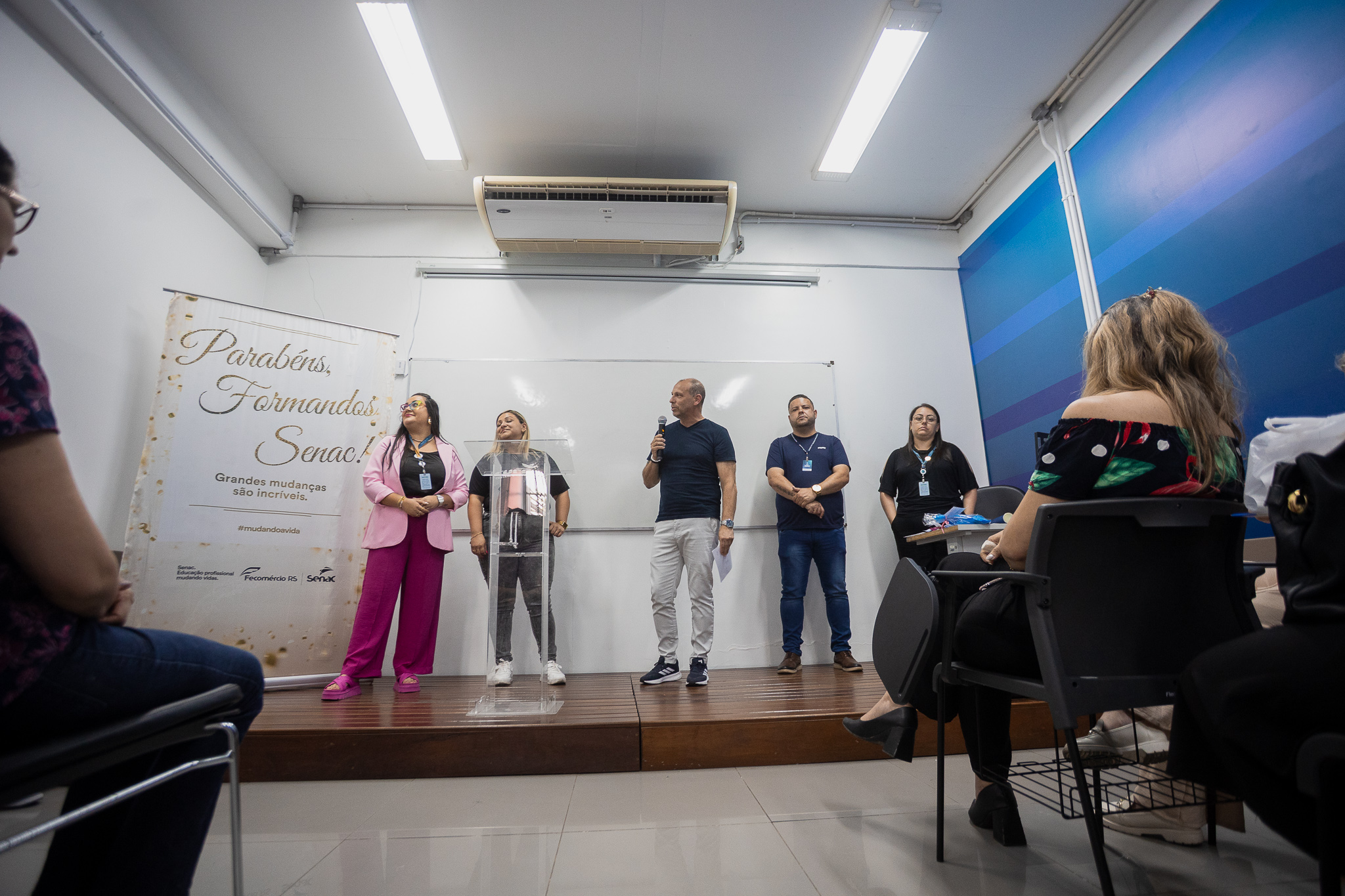 Entrega de certificados do Senac – Prefeitura Municipal de Canoas