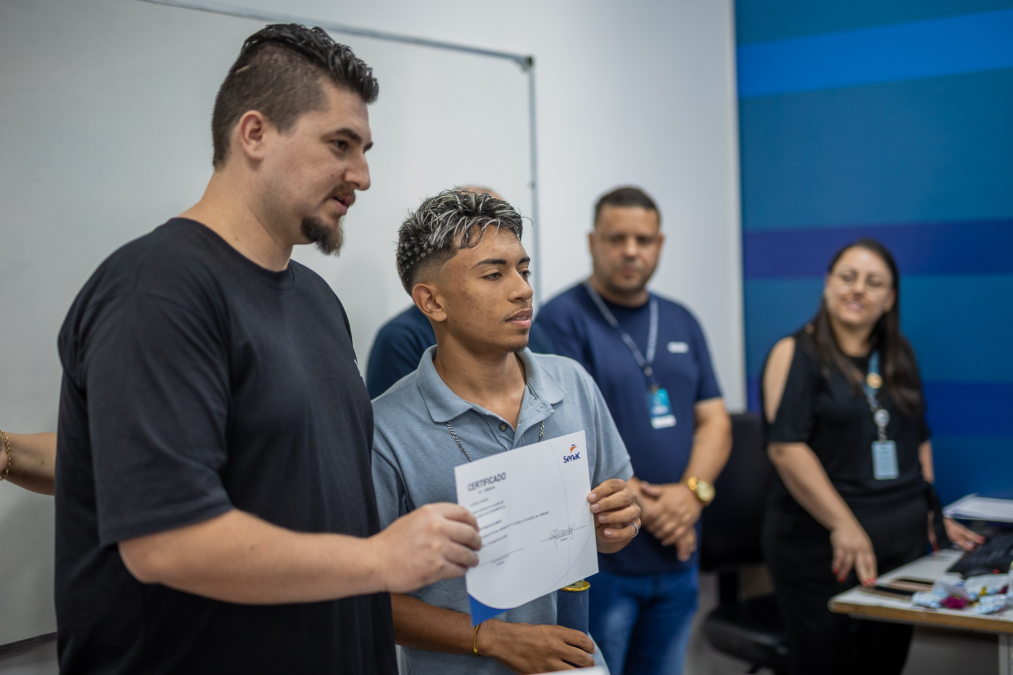 Entrega de certificados do Senac – Prefeitura Municipal de Canoas